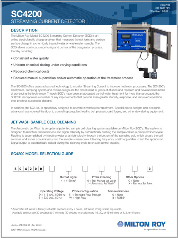 Streaming Current Detectors Monitoring and Electronics