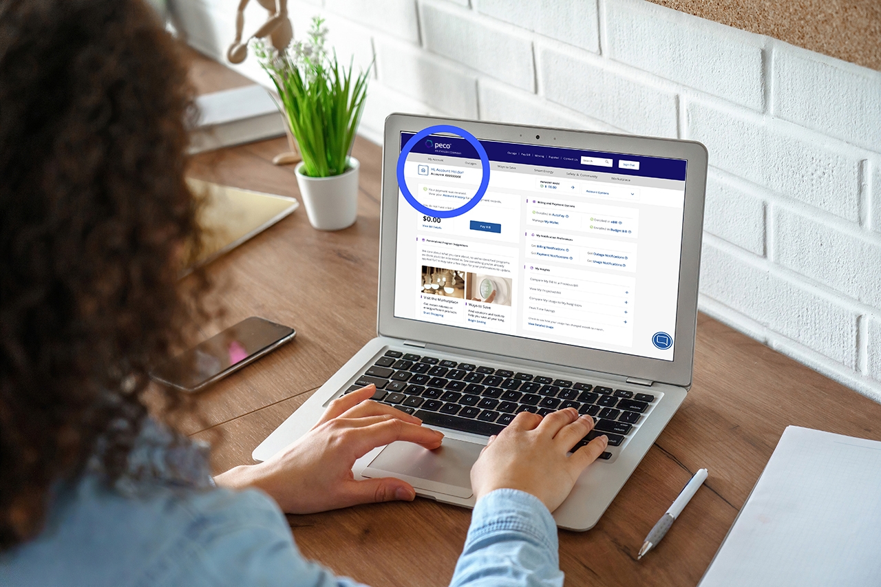 Look up Your New PECO Account Number | PECO - An Exelon Company