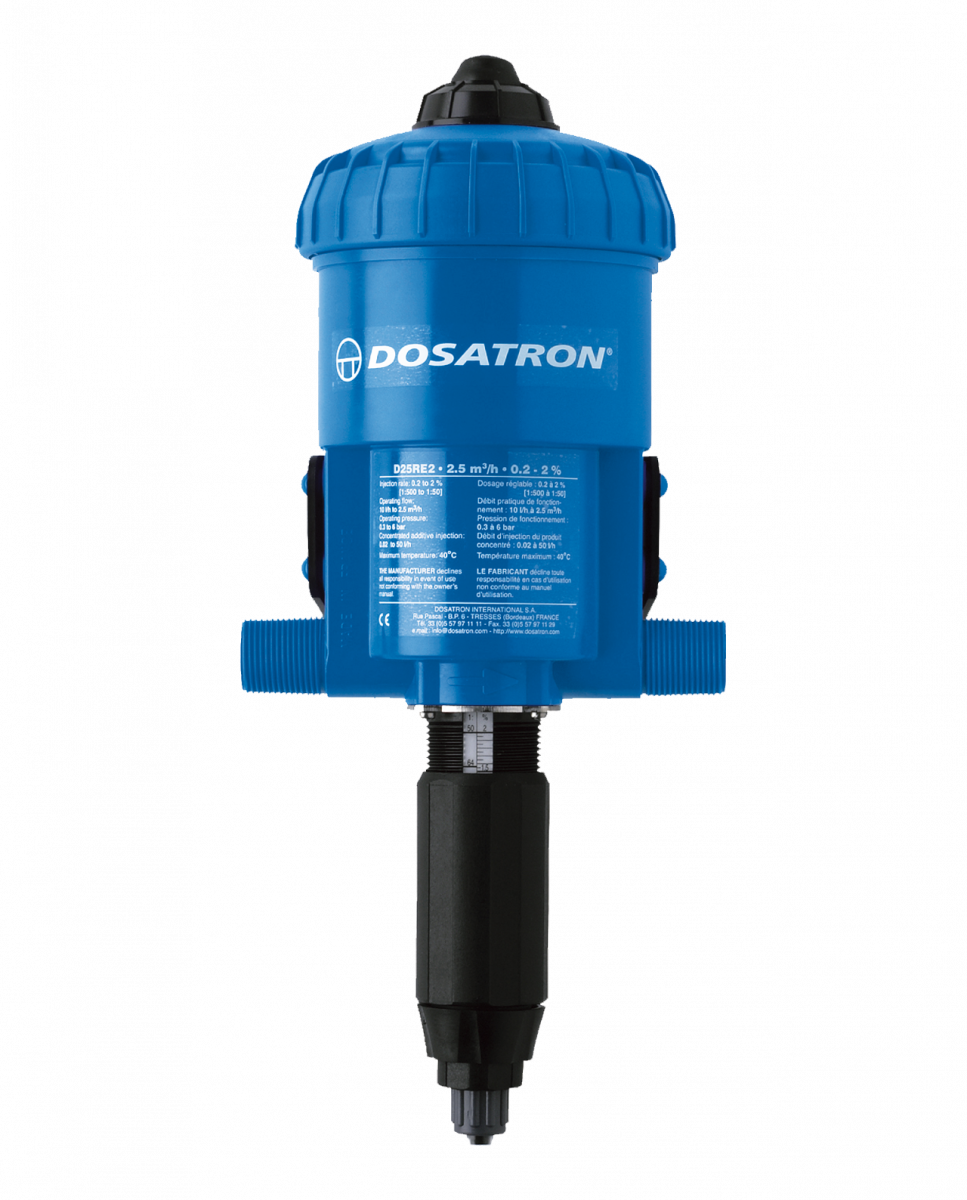 Precision Dosing with D25RE2 for several apps | Dosatron