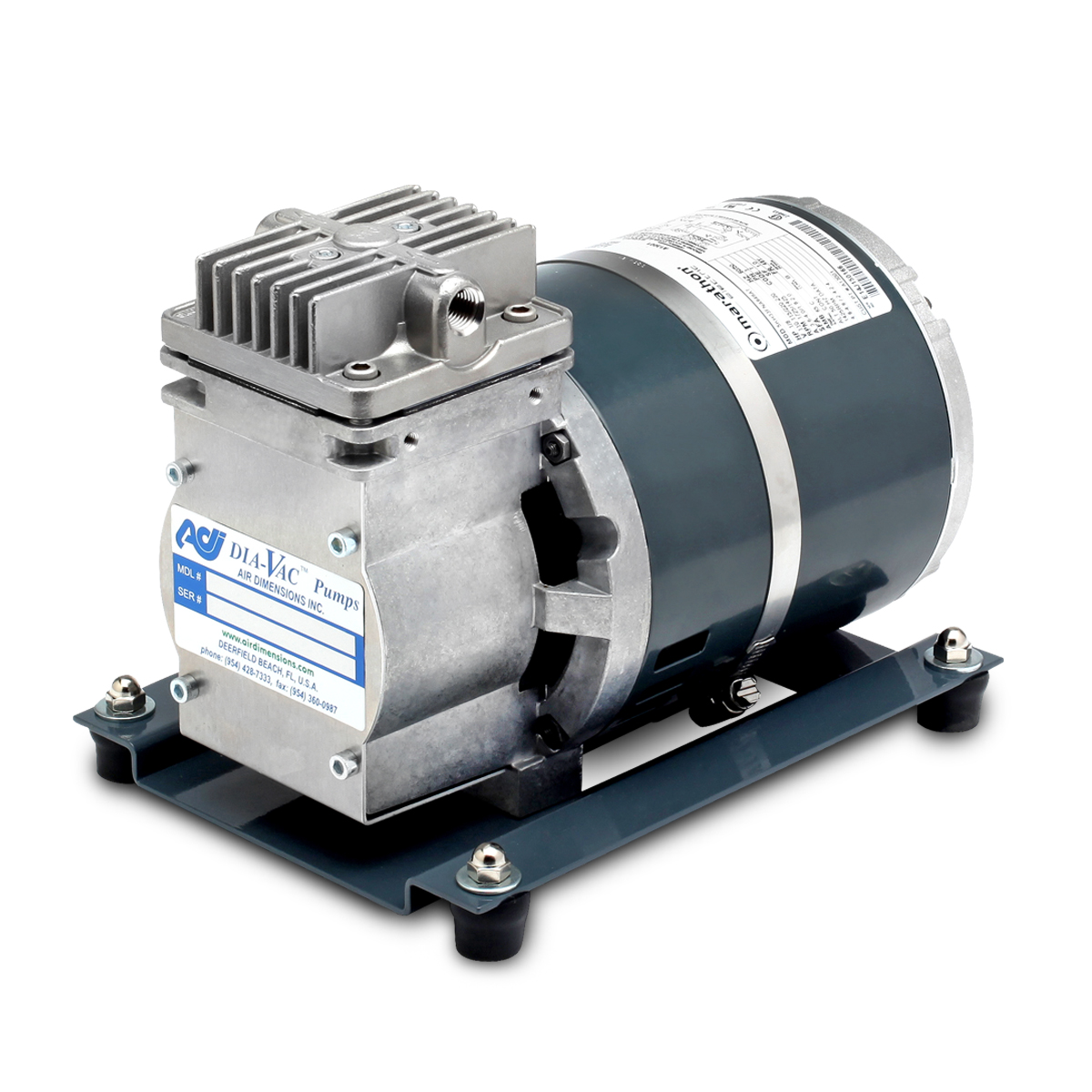 Pompa Dia-Vac® serie R a testa singola per uso generale | Air Dimensions