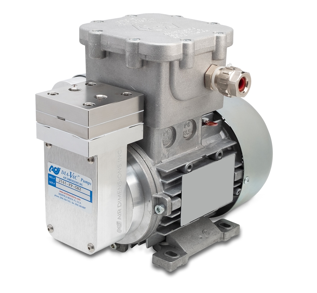 J-Series Dia-Vac® Pump IECEx/ATEX | Air Dimensions, Inc.