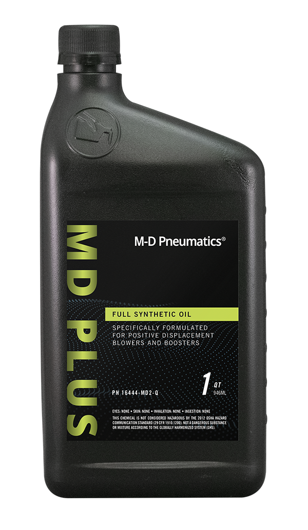 MD Oil for Blowers and Boosters | M-D Pneumatics Blowers