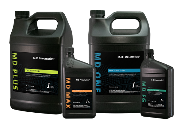 MD Oil for Blowers and Boosters | M-D Pneumatics Blowers