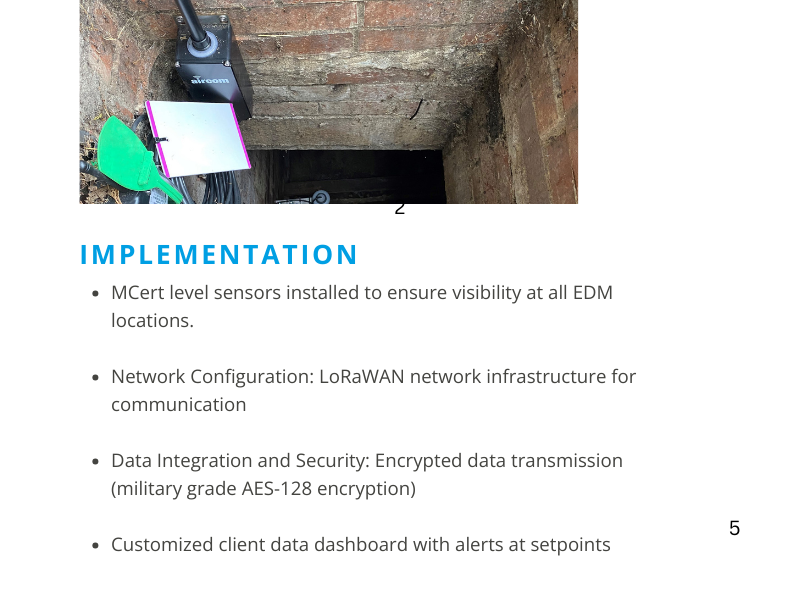 Sewer Level Monitoring with LoRaWAN | YZ Systems Aircom