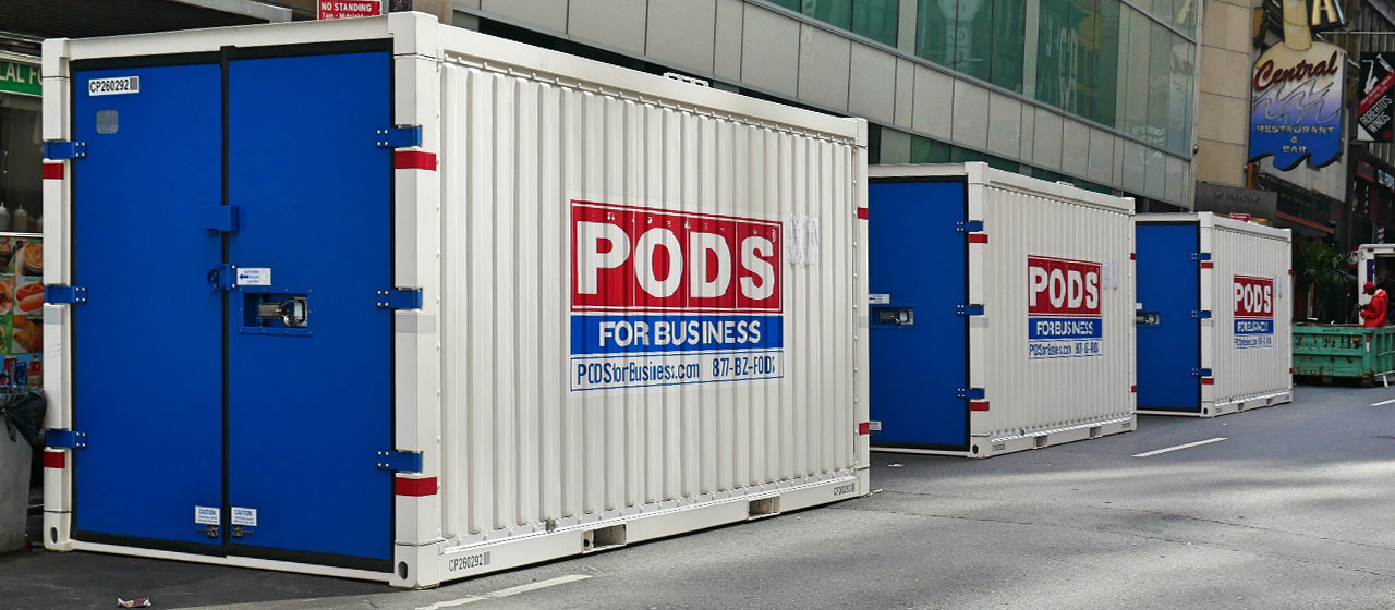 Portable Commercial Storage Containers & Units for Rent | PODS