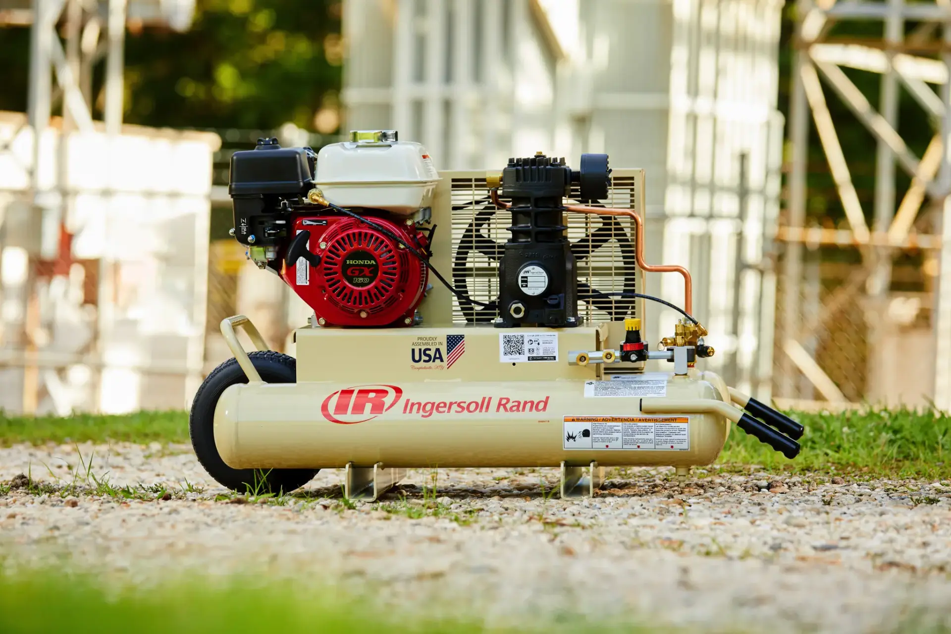 Portable Gas Driven Wheelbarrow Compressors