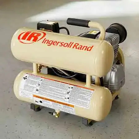 Twin Stack Small Portable Reciprocating Compressor 2 hp