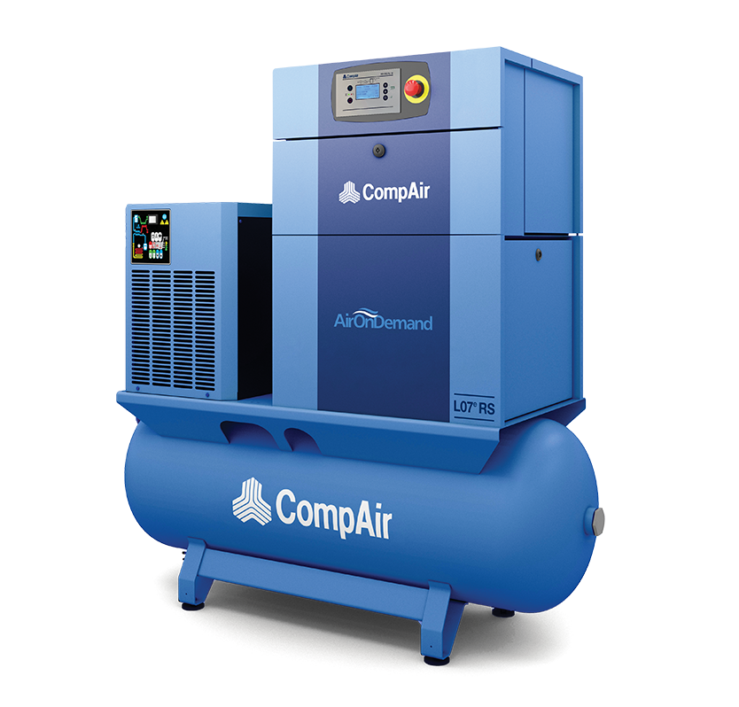 Lubricated Rotary Screw Compressor 7-22 kW | L07 - L22 RS | CompAir
