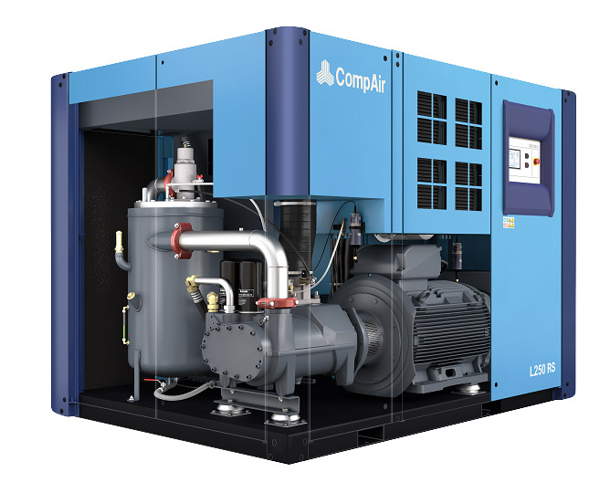 Lubricated Rotary Screw Compressor | L160-L250RS | CompAir | CompAir