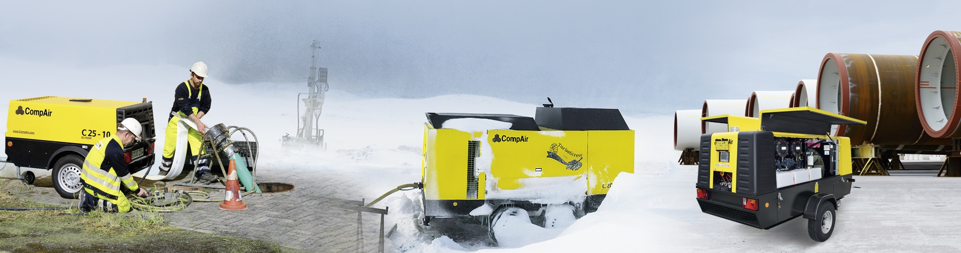 Portable Air Compressors | Efficient C-Series | CompAir | CompAir