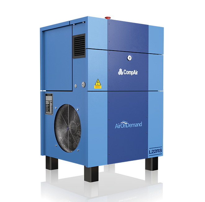 Lubricated Rotary Screw Compressor 7-22 kW | L07 - L22 RS | CompAir