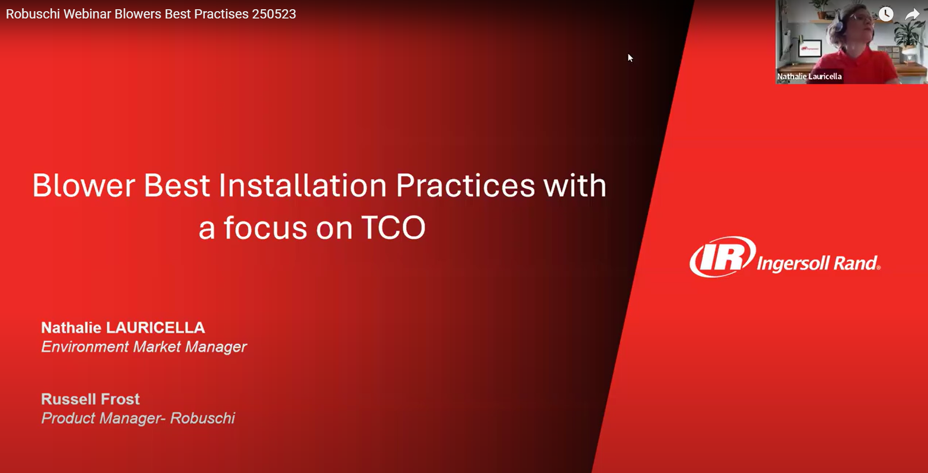 Blower Best Installation Practices with a Focus on TCO
