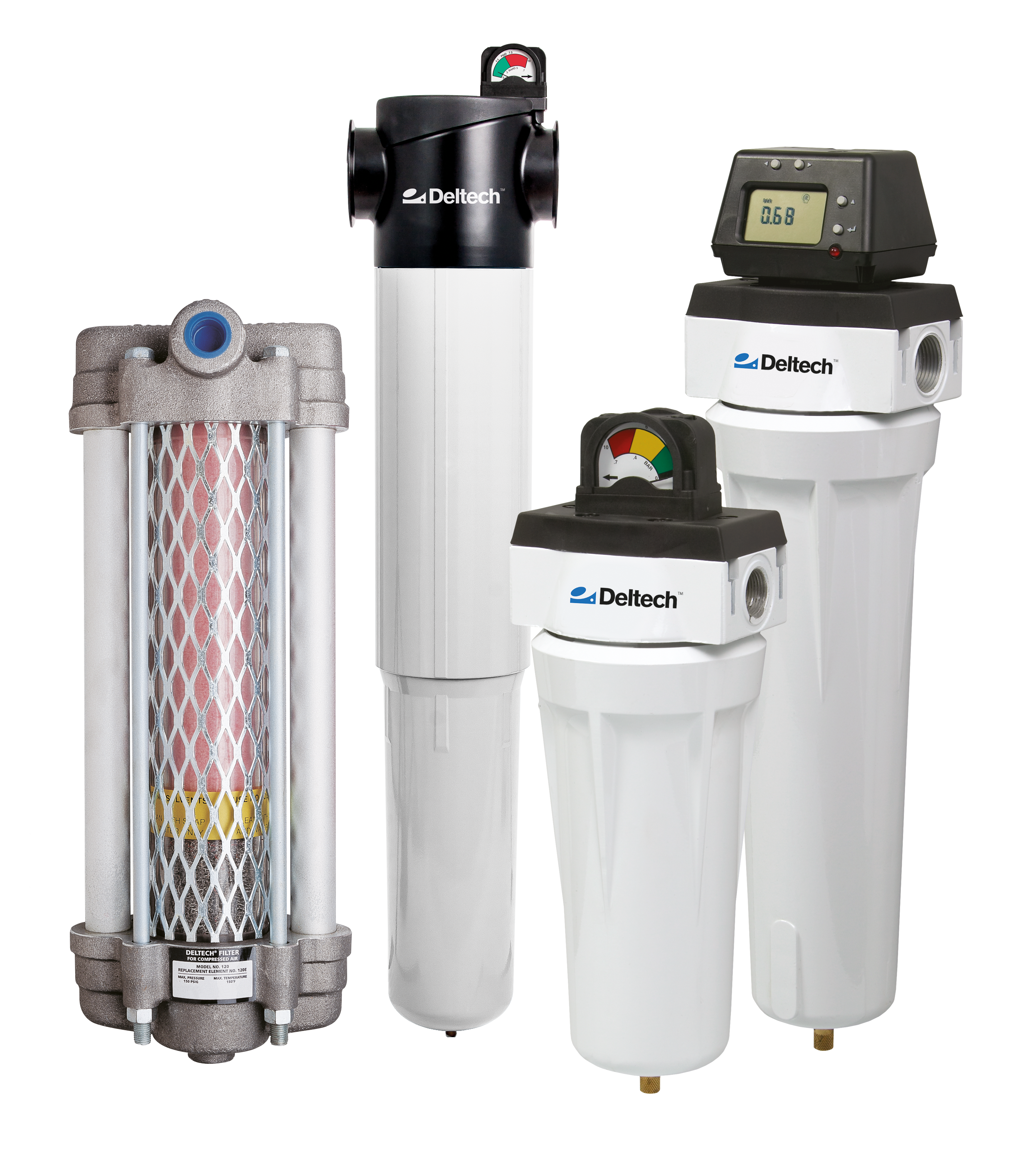 Compressed Air Filtration | Inline Filters | Deltech